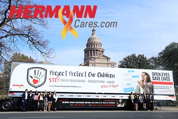 Project Protect Our Children Trailer Wrap - Hermann Services